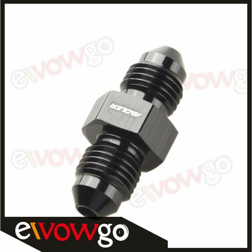 Aluminum -3AN 3AN To AN3 AN-3 Straight Male Union Fitting Adapter Black ...