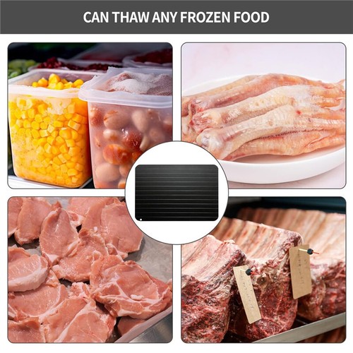 Defrosting Tray Fast Thaw Aluminium Meat Board Quick Defrost Frozen ...