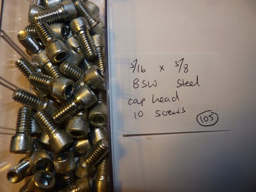 5/16 x 5/8 whitworth / bsw cap head screws X 10 - LIVE STEAM | eBay