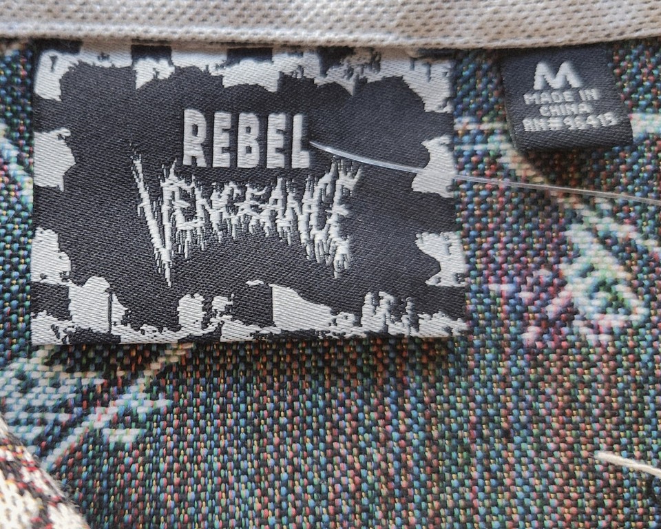 Rebel Vengeance Men's Apparel Lake and Volcano Graphic Print Jacket ...