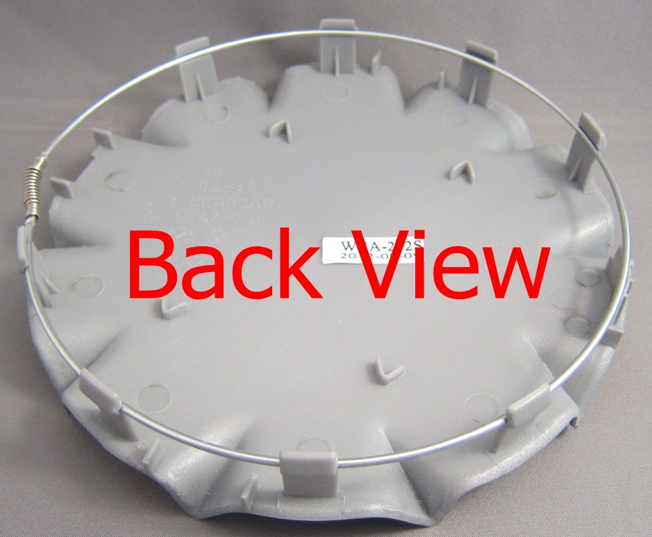 2003-2006 CHEVROLET SSR Silver Wheel Hub Center Caps NEW SET 19" Front ...