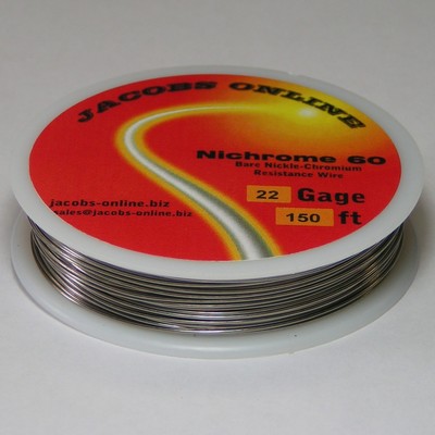 Nichrome 60 resistance wire, 22 AWG (gauge), 150 feet | eBay