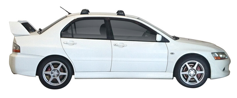 Prorack 2 Bar Roof Rack Kit for Mitsubishi Lancer EVO VIII 4dr Sedan ...