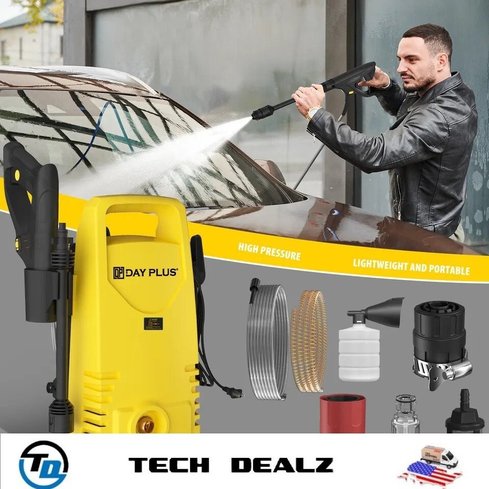 Electric High Pressure Washer 350bar/5000psi Power Jet Wash Patio Car ...