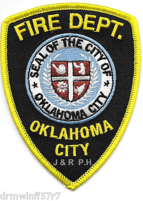 Oklahoma City Fire Dept., Oklahoma (3" x 4" size) fire patch | eBay