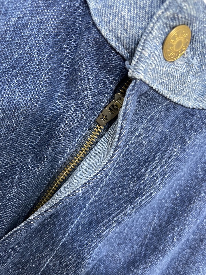 B SIDES Reworked Seamed Trouser Jean in Vintage Indigo Size 25 | eBay