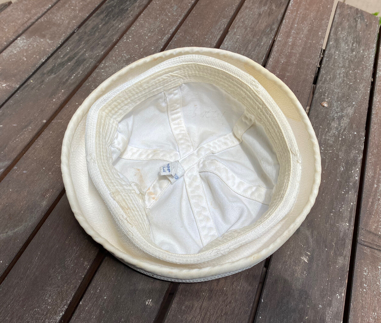 VTG 50s 60s US Navy Dixie Cup Cotton Twill Seafarer Hat Sailor Cap | eBay