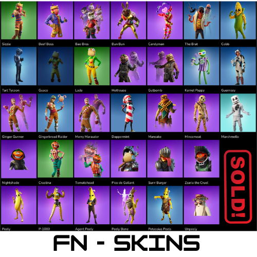 FN 30+ Skins/Outfits 10+ Pickaxes Epic games Full access | eBay
