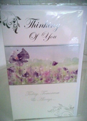 Thinking of You Card, Cello Wrapped, Post Office Preferred Size ...