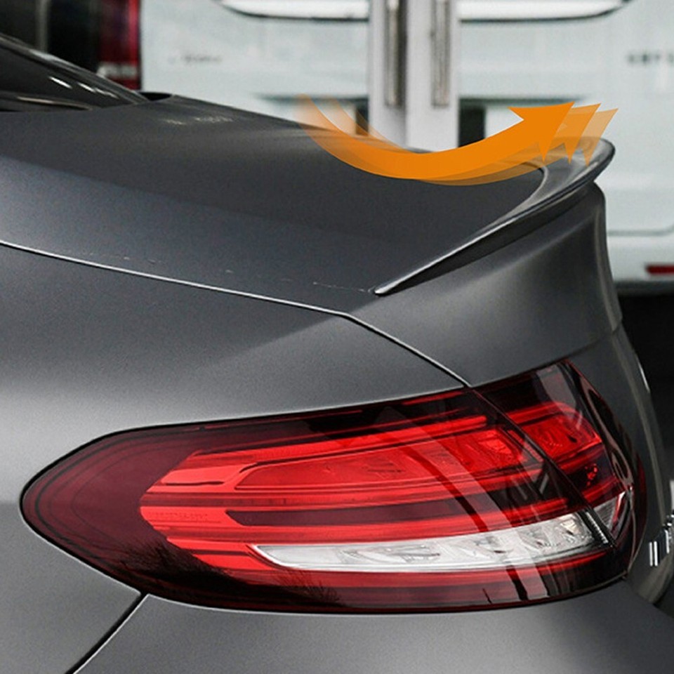 Glossy Black Rear Spoiler Wings Fits For Benz c253 glc260 300 coupe amg ...
