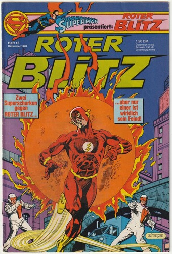 ROTER BLITZ #13/1982 + Sammel-Ecke, Ehapa Verlag/DC Comics COMICHEFT Z1/1- | eBay.de