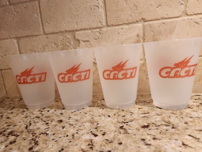 4 Cacti Travis Scott Cups cactus jack set promo cups plastic Astroworld ...