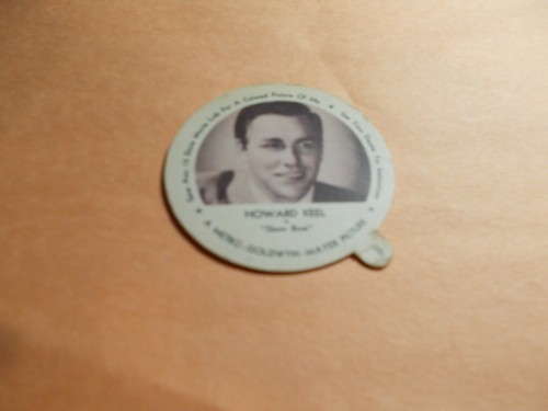 Howard Keel "Show Boat" Pensupreme Ice Cream Dixie Lid 2.25" Very Good ...