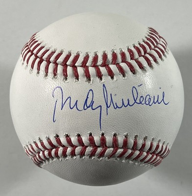 NYC MAYOR RUDY GIULIANI SIGNED AUTOGRAPHED MLB BASEBALL YANKEES BAS ...