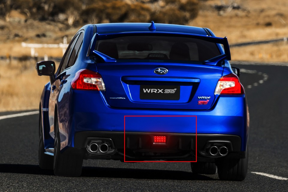 For Subaru Impreza XV WRX STi F1 Style Third LED Rear Brake Fog Light ...
