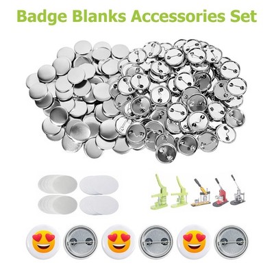 Button Badge Making Machine Kit 25mm 32mm 58mm Blank Pin Back Badges ...