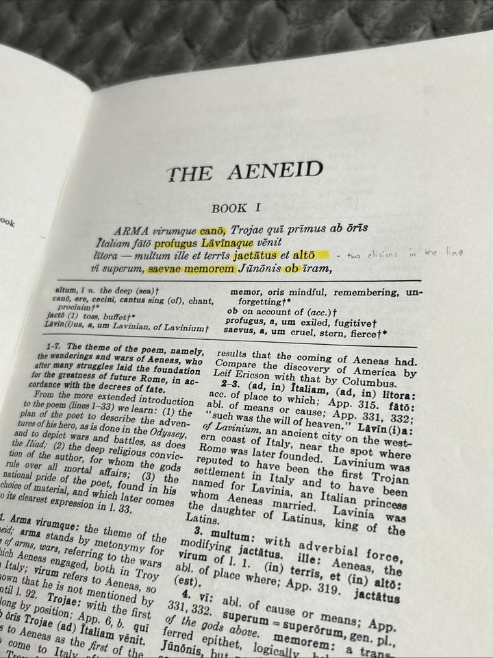 Vergil's Aeneid (Latin Edition) - Hardcover, by Clyde Pharr; Virgil ...