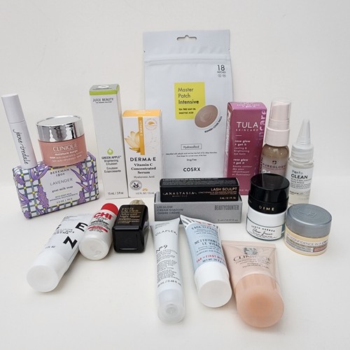 NEW Lot of 20 Deluxe / Travel Size Hair and Skin Care Beauty Samples | eBay