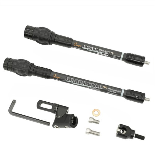 Archery 3in1 Compound Bow Stabilizer Kit, 8"+10" + Quick Disconnect v ...