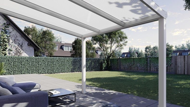 aluminium patio roof glass veranda car port | eBay UK