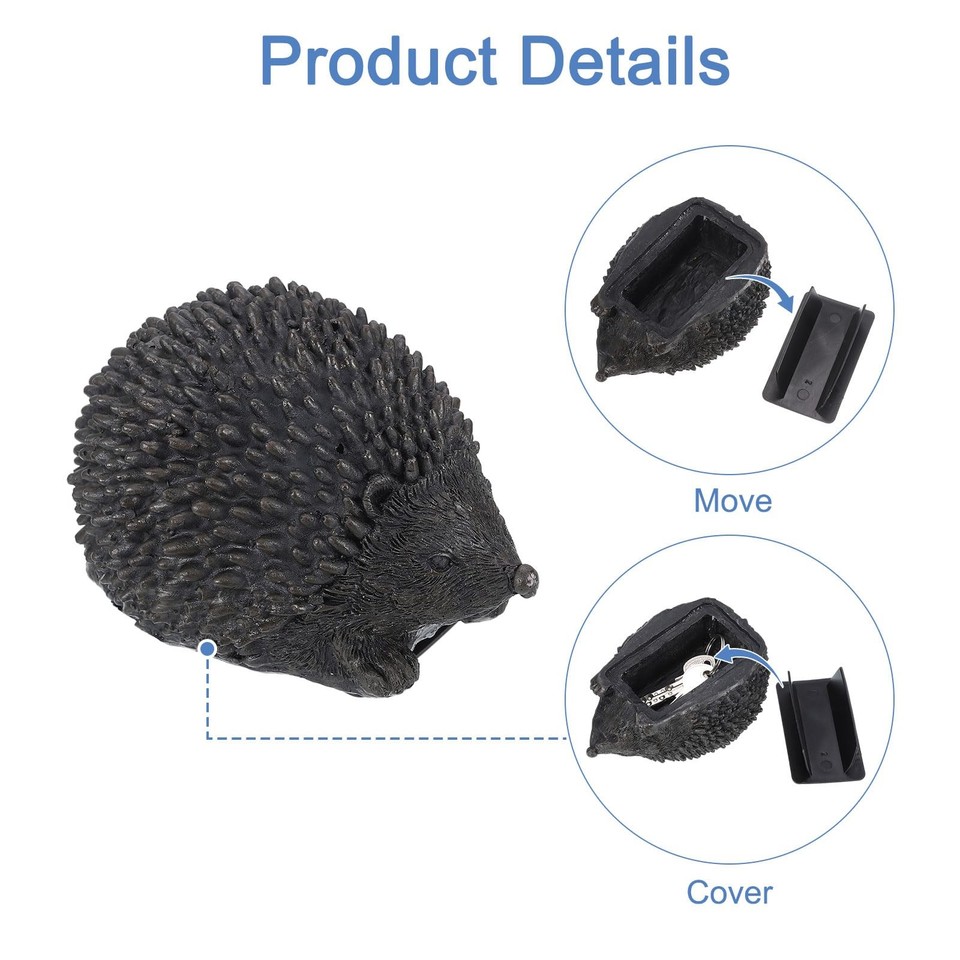 sourcing map Hide A Key Outside, Faux Hedgehogs Hide A Spare Key ...