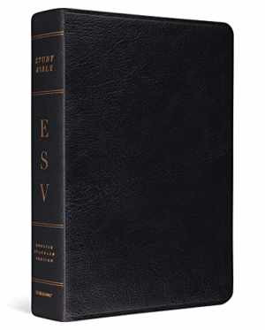 ESV Study Bible (Genuine Leather, Black) - Leather Bound, by ESV Bibles ...