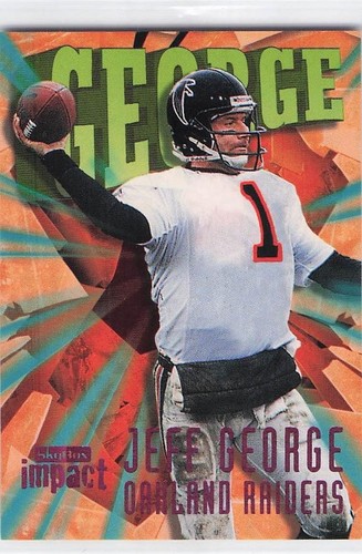 1997 SkyBox Impact #155 Jeff George Rave #/150 | eBay