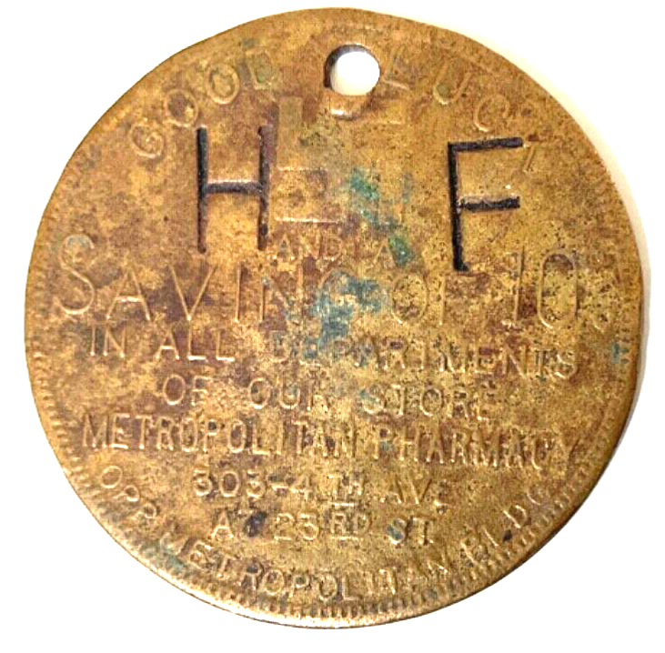 Metropolitan Pharmacy Token | eBay