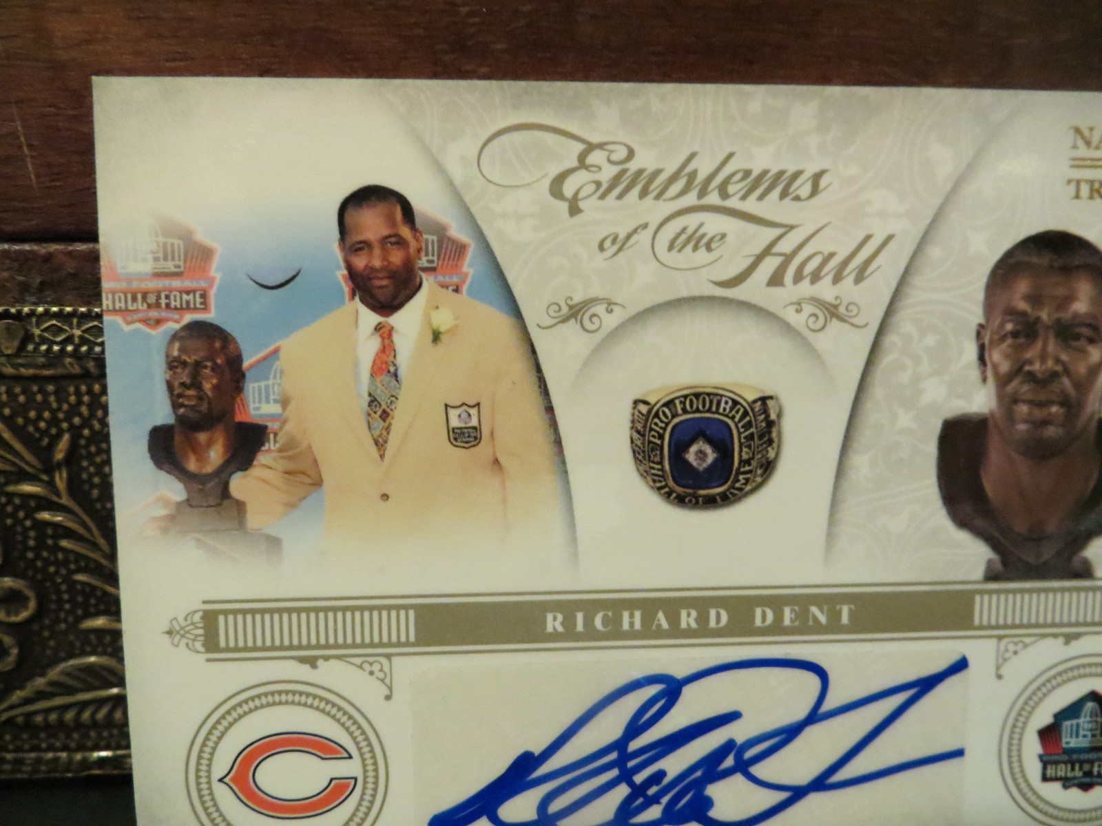 National Treasures Emblems of the Hall Autograph Bears Richard Dent 2/5 ...