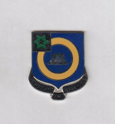 US Army 41st Infantry Regiment crest DUI c/b clutchback badge V-21 | eBay