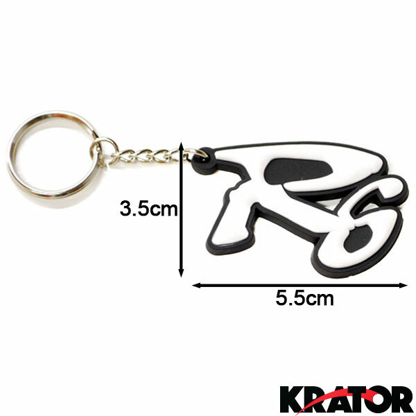 Keychain for Yamaha YZF R6 Logo Decals Badge Soft Rubber Keyfob Ring ...