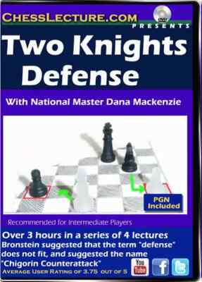Two Knights Defense - Chess Lecture - Volume 77 Chess DVD | eBay
