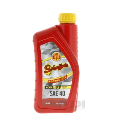 Schaeffer’s Micron Moly Racing Oil SAE 40 6 Quarts #11040 | eBay