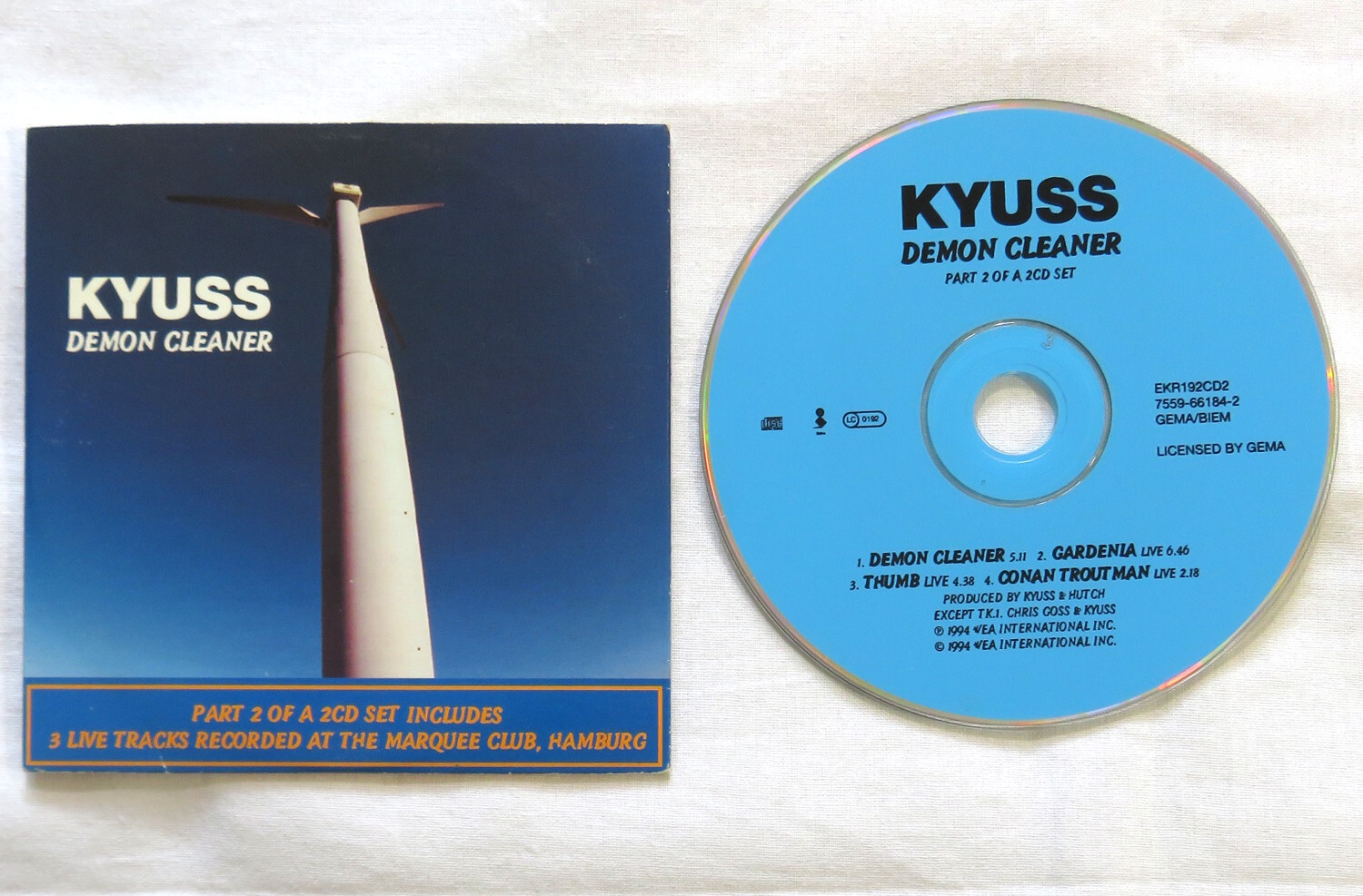 Kyuss Demon Cleaner Part 2 Import CD Single 1994 Germany Stoner Rock ...