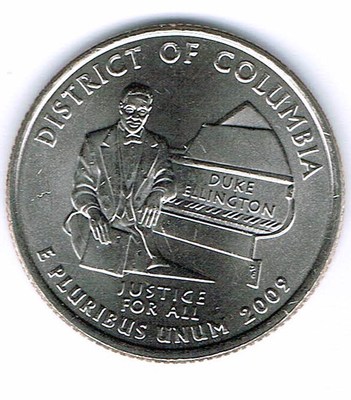 2009-D Brilliant Uncirculated District Of Columbia Quarter Coin! | eBay