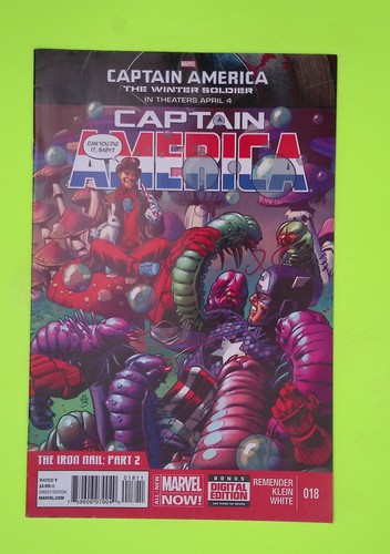 Captain America #18 Vol. 7 2014 Marvel Comics Mid Grade Comic Book L99 ...