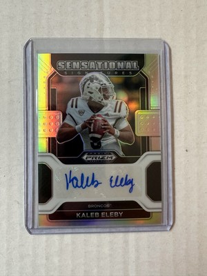Kaleb Eleby 2022 Prizm Draft Silver Auto Autograph RC | eBay