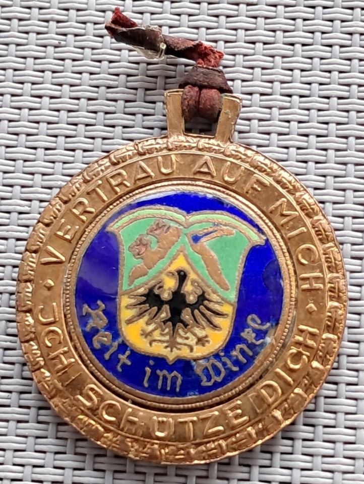 WW2 GERMAN original Gebirgsjäger soldiers locket for good luck War ...