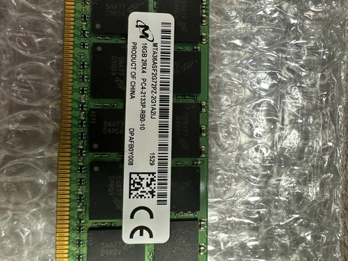 Micron 16GB 2Rx4 PC4-2133P-R DDR4 RAM Module Reg ECC MTA36ASF2G72PZ ...