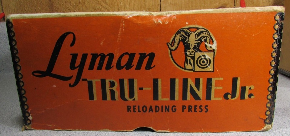 Vintage LYMAN Tru-Line Jr. Reloading Press w/ Dies & Original Box ...