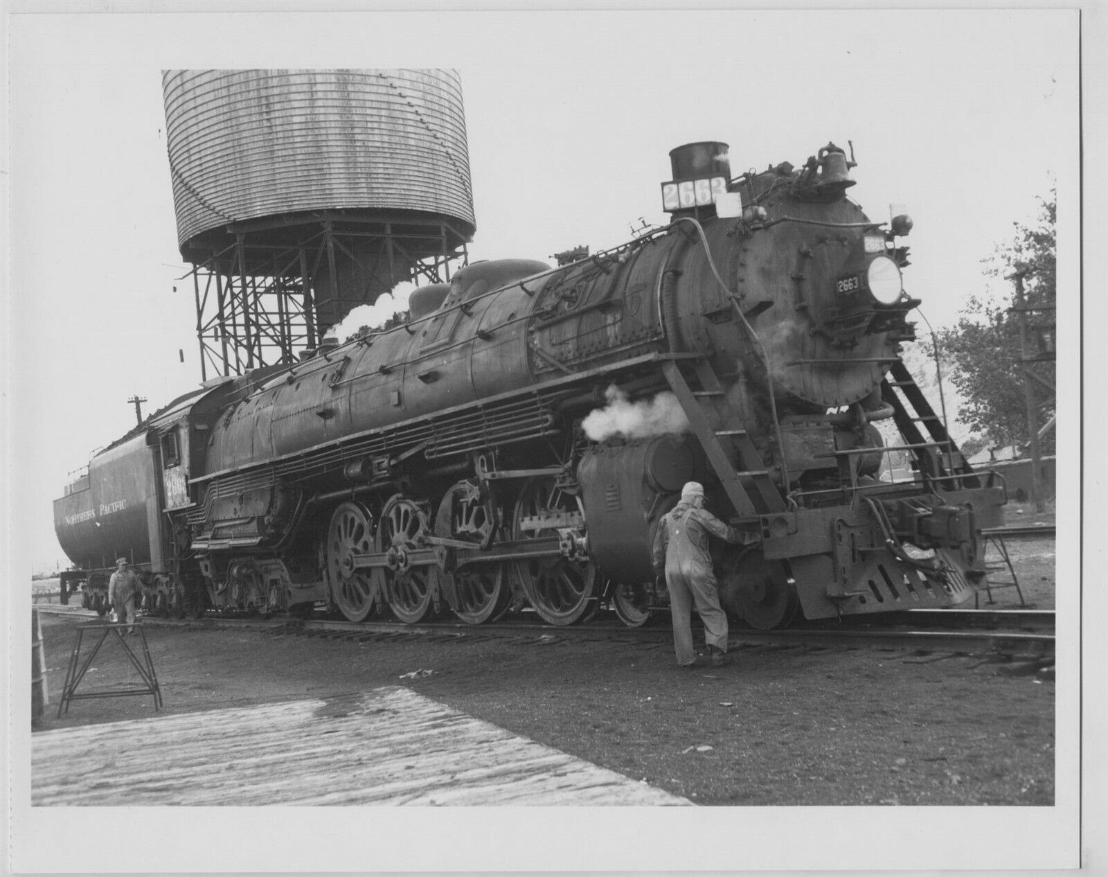 Northern Pacific Railroad Engine 2663 Class 4-8-4 8x10 Photo | eBay