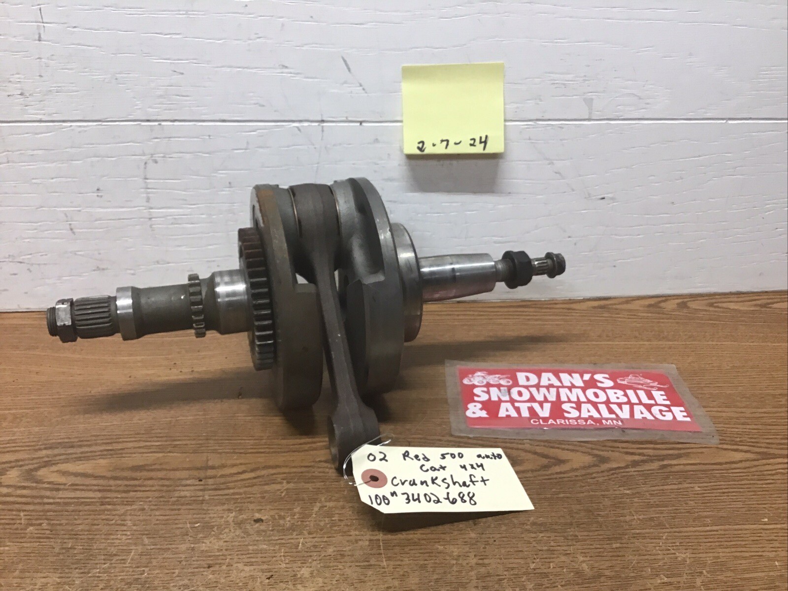 Crank Shaft # 3402-688 Arctic Cat 2002 Red 500 Auto 4x4 ATV | eBay