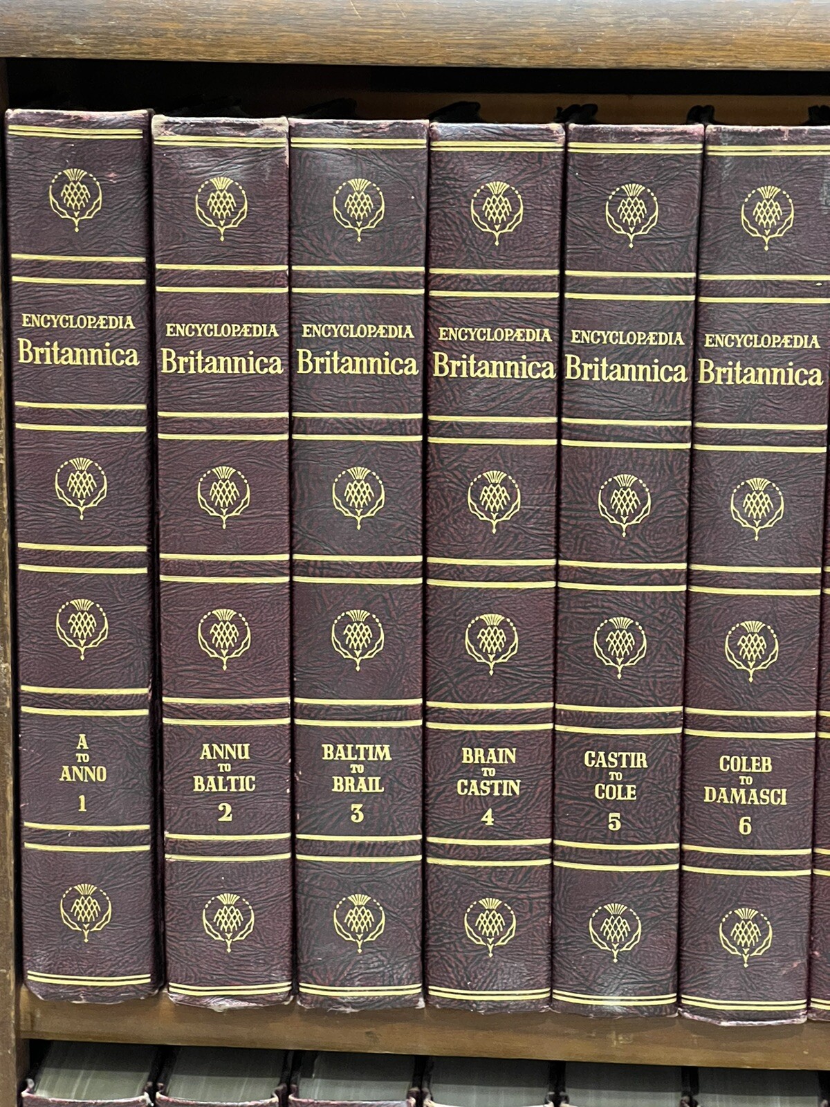 Vintage 1957 Encyclopedia Britannica 1768 Edition COMPLETE SET 24 ...
