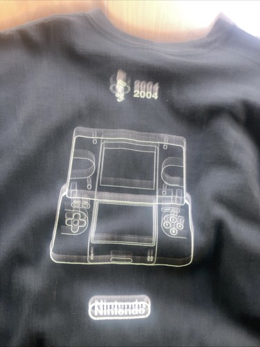 2004 Nintendo DS E3 Promo T-Shirt See It Touch It Play It Video Game ...