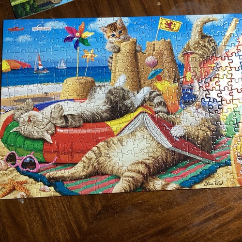 Adorable Animals Steve Read Beachcombers 300 Large PC Puzzle New ...