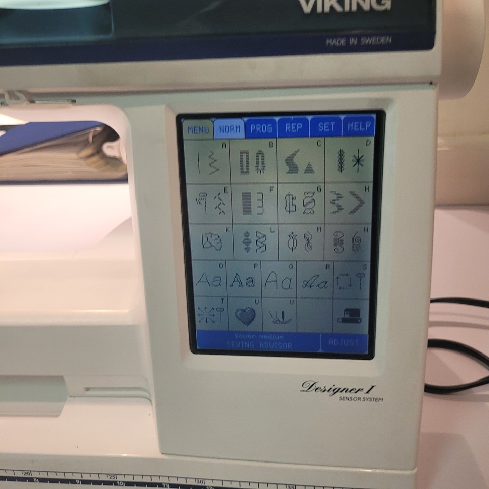 Husqvarna Viking Designer 1 Sewing Machine Embroidering Machine Manual ...
