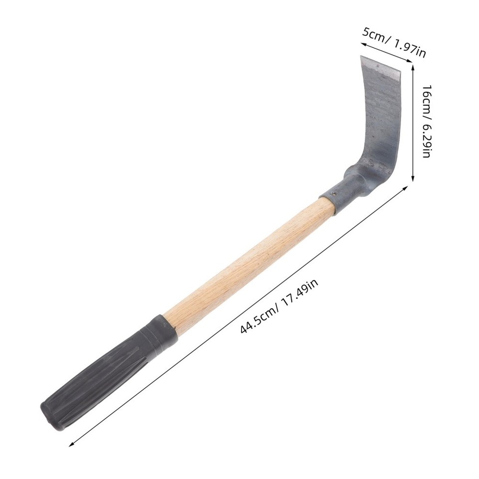 Wooden Handle Garden Tool Steel Hoeing Hand Tools Hoe Weeding Planting ...