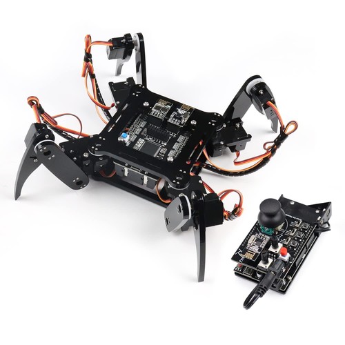Quadruped Robot Kit with Remote (Compatible with Arduino IDE), Walking ...