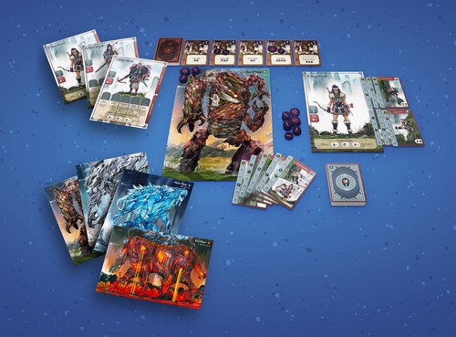 Wraith & The Giants Board Card Tabletop Solo Scott Almes Renegade Game ...