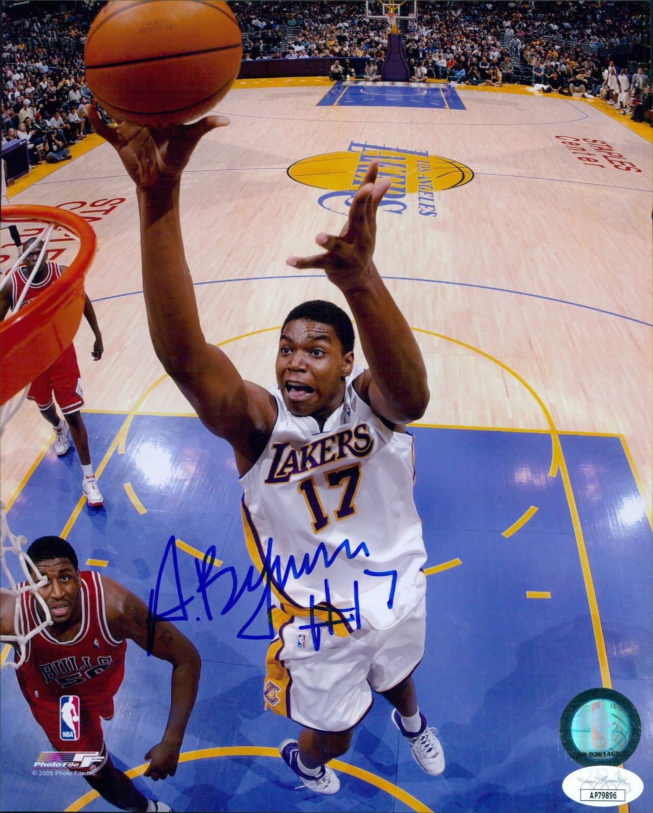 Andrew Bynum Los Angeles Lakers Signed 8x10 Glossy Photo JSA ...
